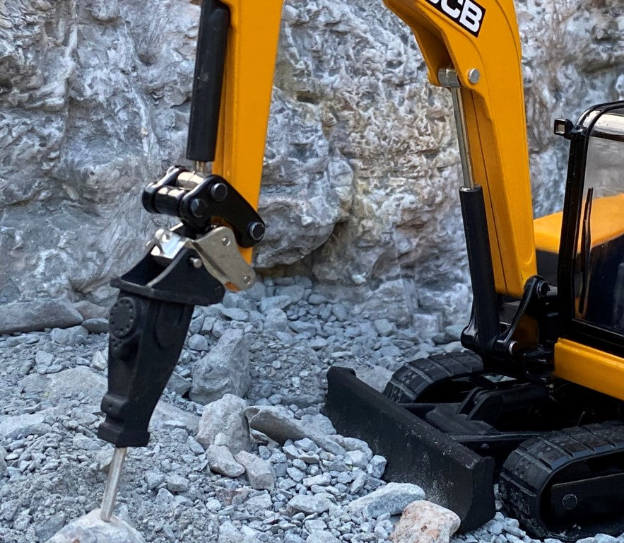 JCB Rock Hammer and 1:32 Scale Hammer for JCB and Hitachi Diecast ...